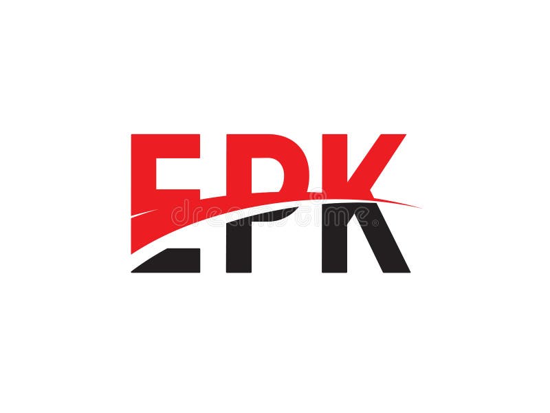 EPK Letter Initial Logo Design Vector Illustration Stock Vector ...