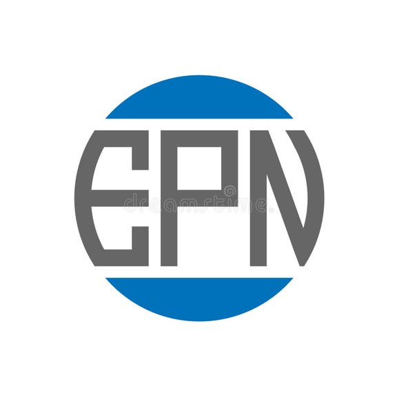 EPN Letter Logo Design on White Background. EPN Creative Initials ...