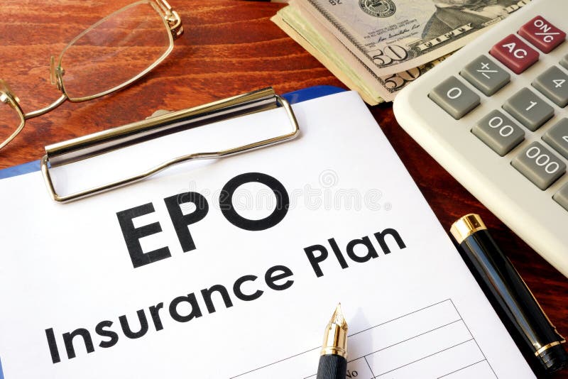EPO Insurance Plan on a Table. Stock Image - Image of exclusive ...