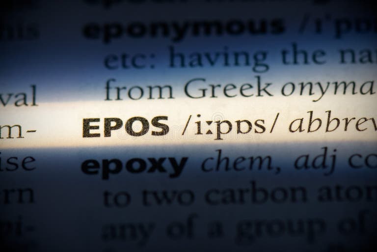 Epos stock photo. Image of paper, text, education, focus - 161578506