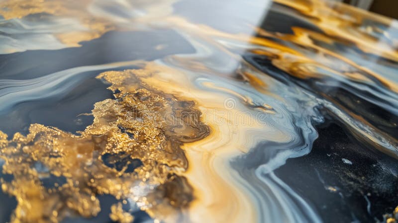 Epoxy marble stock image. Image of water, summer, furniture - 354645707