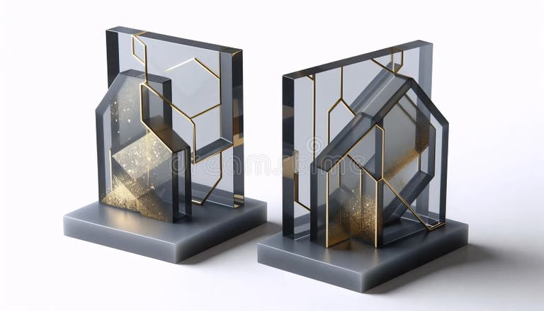 An Epoxy Resin Bookend, Ai Generated Image Stock Image - Image of interior, craftsmanship: 387094985