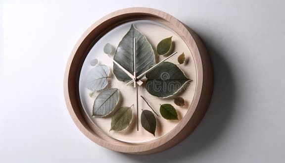 An Epoxy Resin Wall Clock, Ai Generated Image Stock Photo - Image of ...