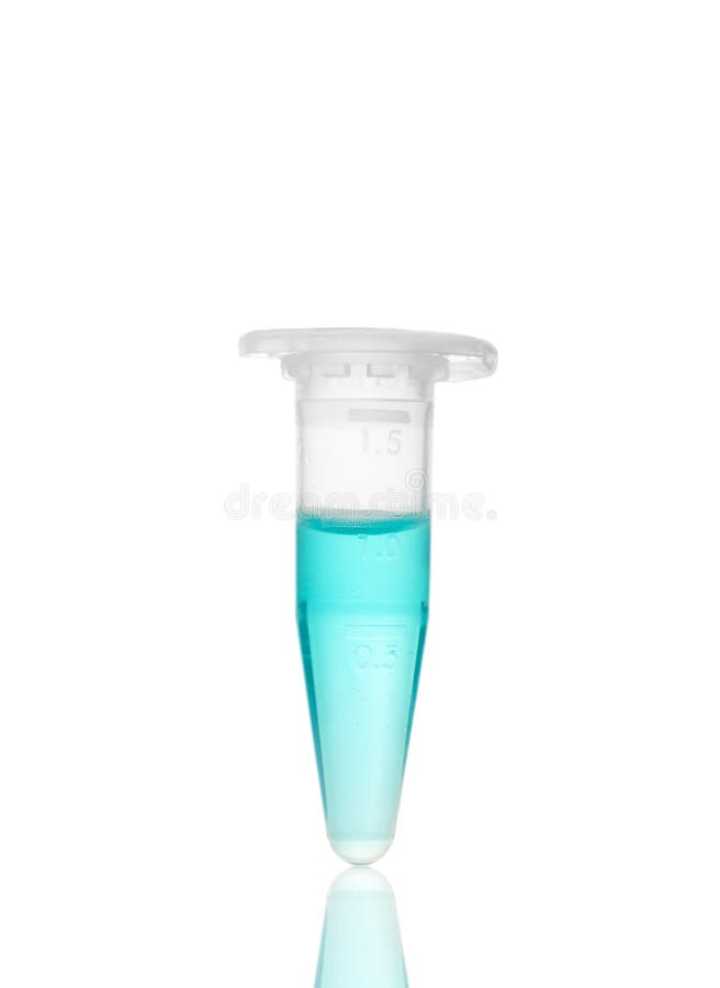 Eppendorf Test Tube - Lab Glassware Stock Photo - Image of substance ...