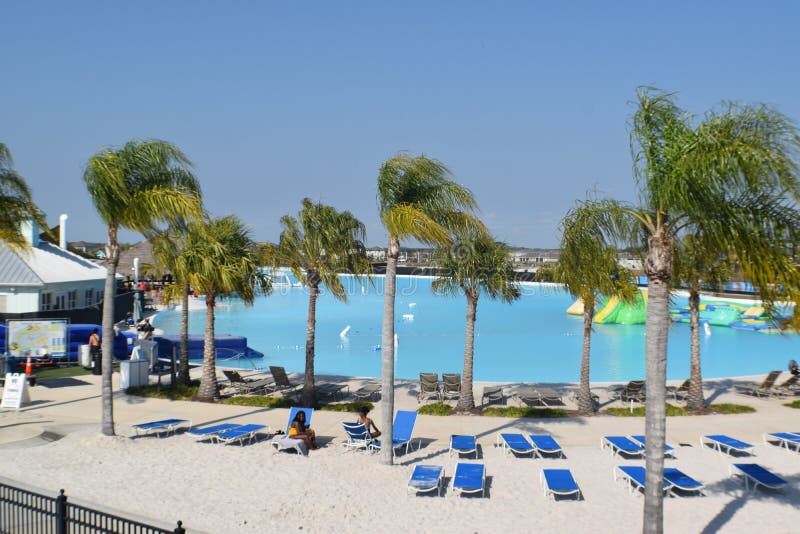 Epperson Lagoon Wesley Chapel Florida Imagen de archivo editorial ...