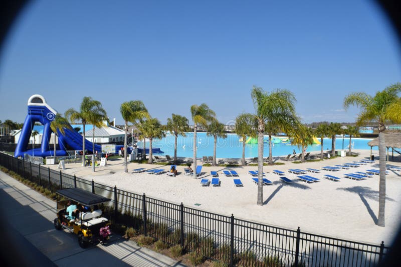 Epperson Lagoon Wesley Chapel Florida Imagen de archivo editorial ...