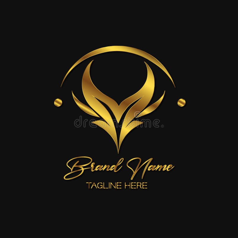 Luxury Logotype Shape Design in Golden Ratio Stock Vector ...