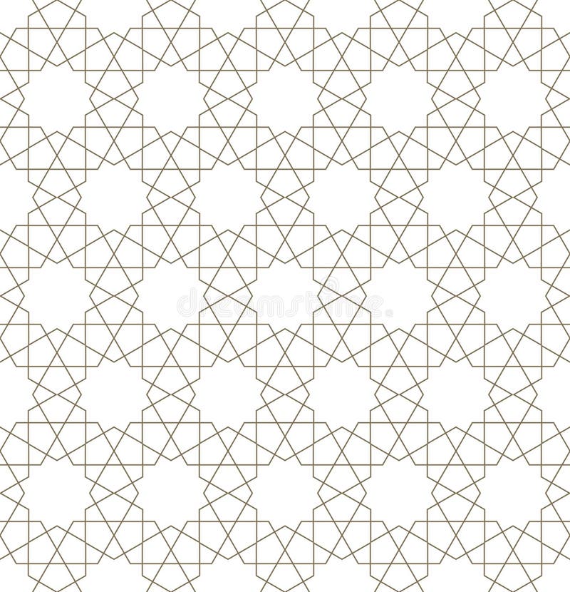 Arabic Oriental Graphic, Islamic Geometric Vector Design, Arabesque ...