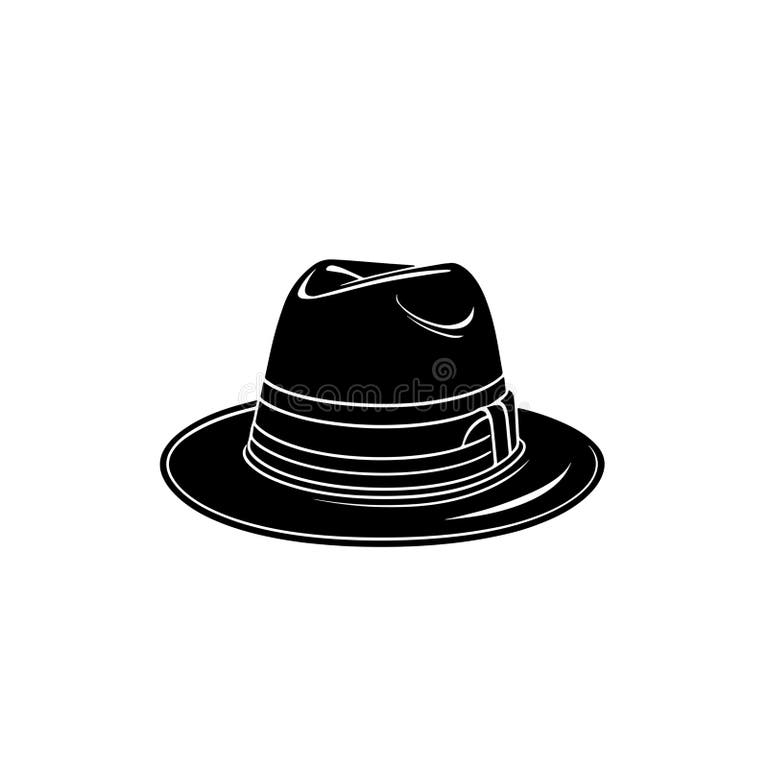 Abstract Cowboy Hat Logo Design Stock Vector - Illustration of circle ...