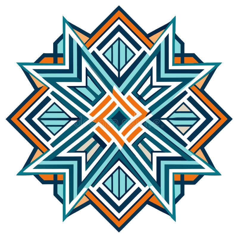 Abstract Classic Lines Pattern Seamless Design Background Stock Vector ...