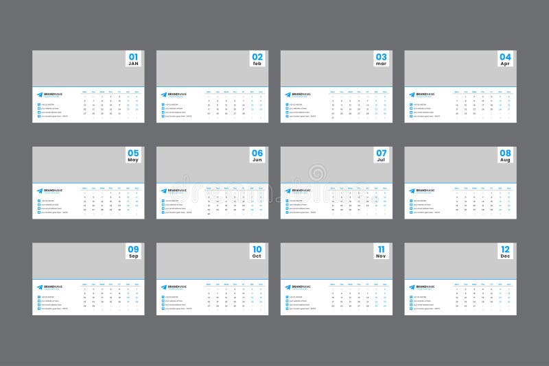 Modern 2025 Simple Calendar Planner Schedule Design Stock Vector ...