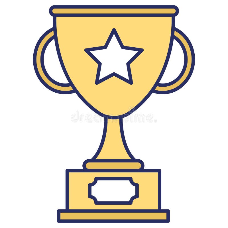 Best Performance Trophy Which Can Easily Modify or Edit Stock Vector ...