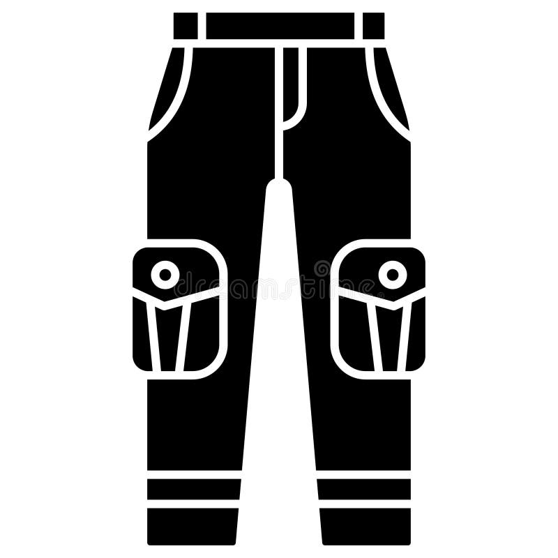 Trouser Which Can Easily Modify or Edit Stock Vector - Illustration of ...
