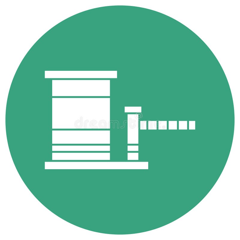 Toll Plaza Vector Icon Which Can Easily Modify or Edit. Stock Vector ...
