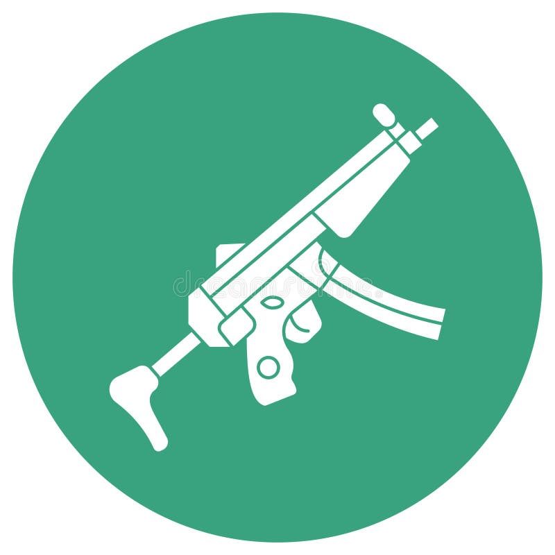 Gun Which Can Easily Modify or Edit Stock Vector - Illustration of ...