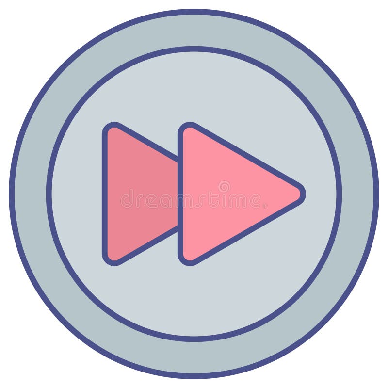 Fast Forward Which Can Easily Modify or Edit Stock Vector ...