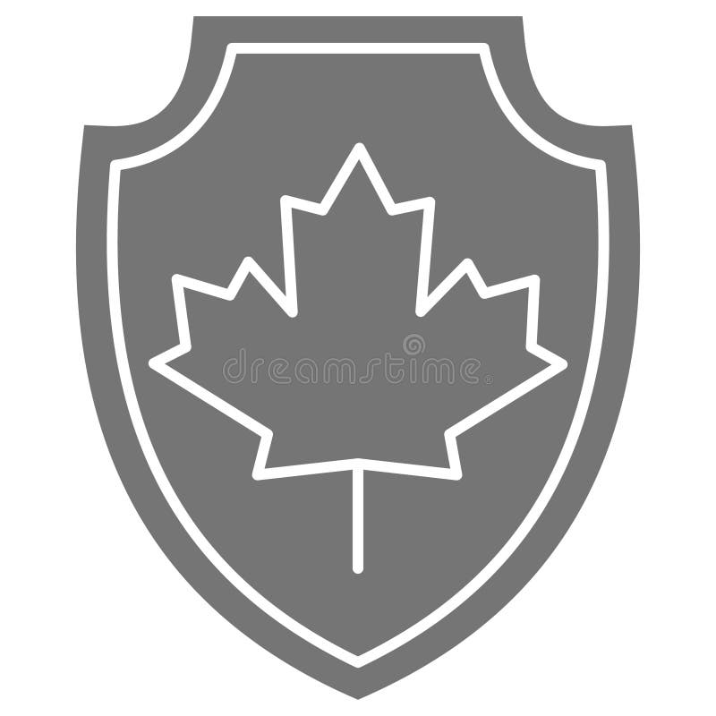 Canada Shield Which Can Easily Modify or Edit Stock Vector ...