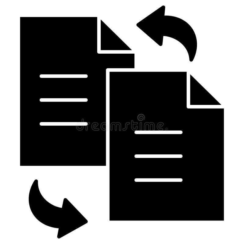 Transfer File Which Can Easily Modify or Edit Stock Vector ...