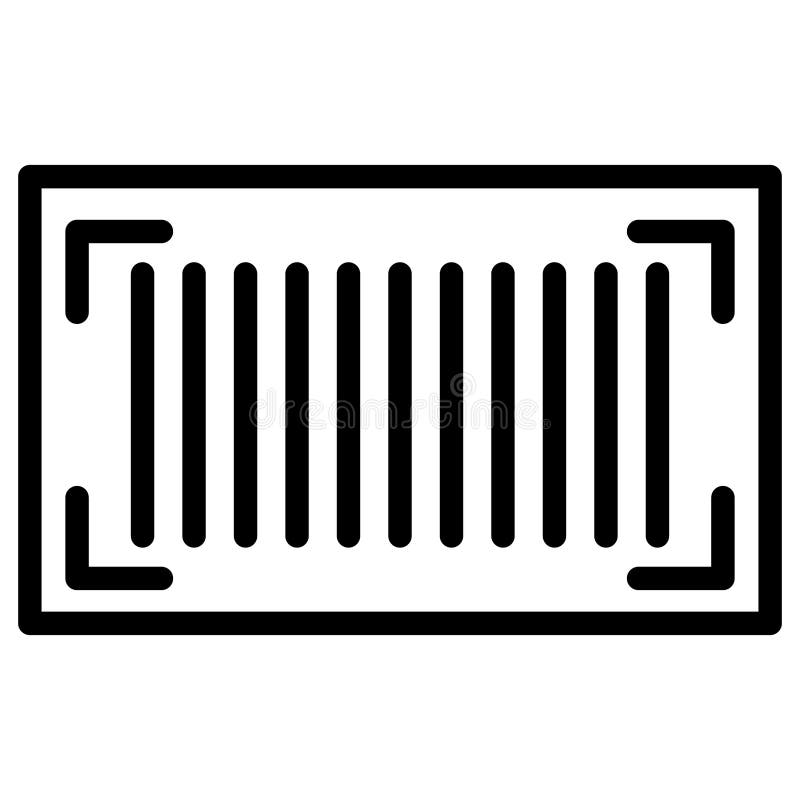 Barcode Which Can Easily Modify or Edit Stock Vector - Illustration of ...