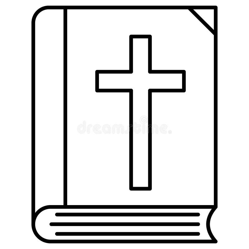 Bible Which Can Easily Modify or Edit Stock Vector - Illustration of ...