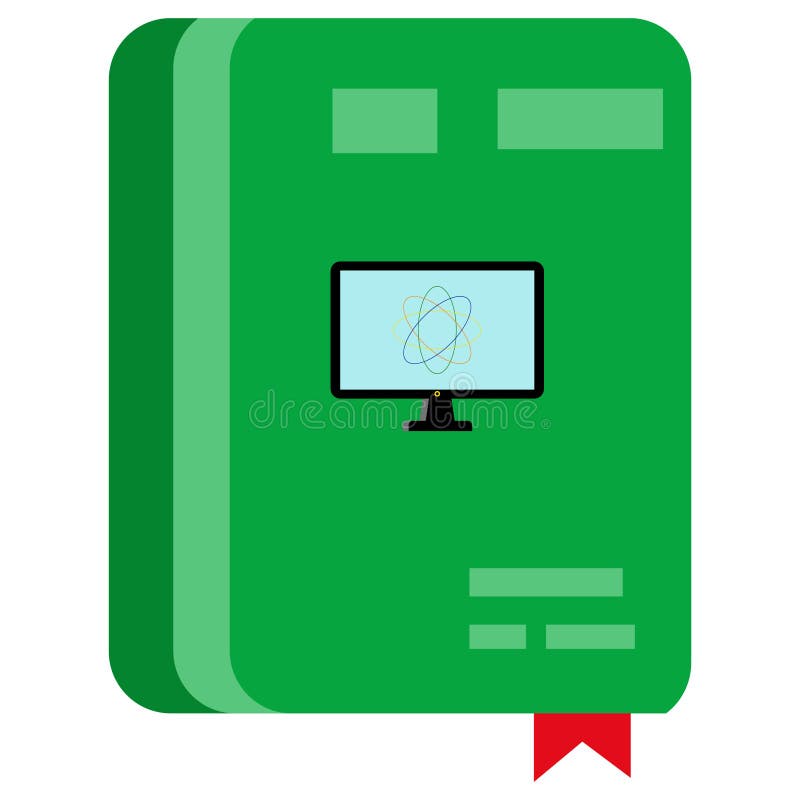 Computer Science Book Which Can Easily Modify or Edit Stock Vector ...