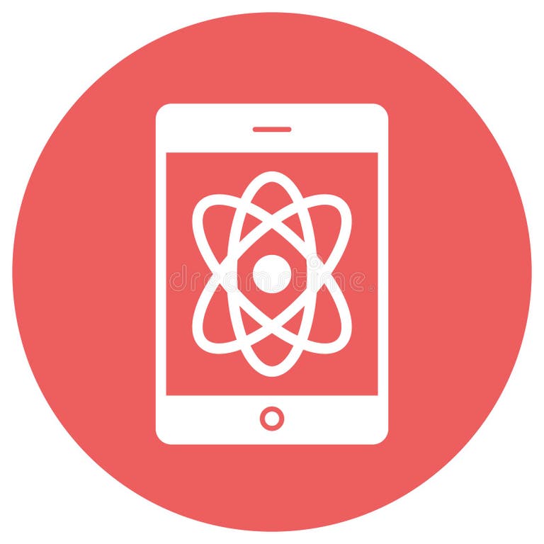 Mobile Phone Science Which Can Easily Modify or Edit Stock Vector ...