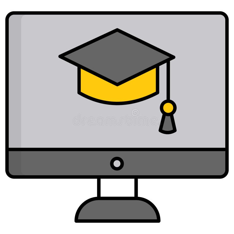 Computer Science Which Can Easily Modify or Edit Stock Vector ...