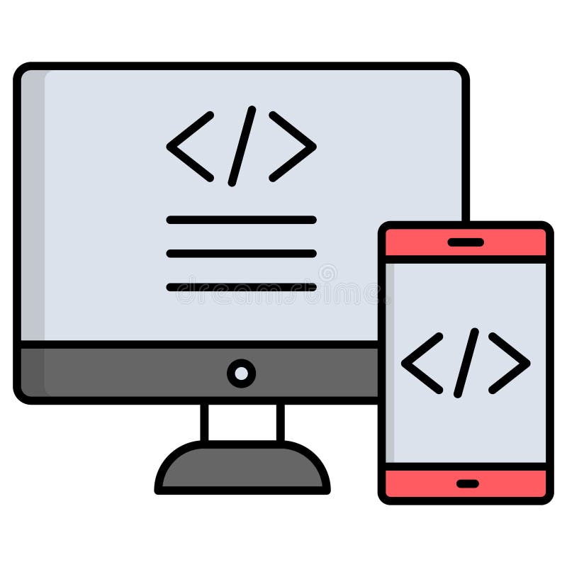 Program Mobile Device Which Can Easily Modify or Edit Stock Vector ...