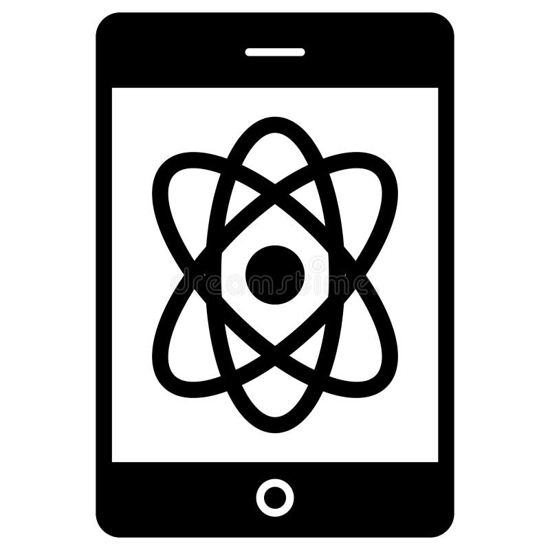 Mobile Phone Science Which Can Easily Modify or Edit Stock Illustration ...