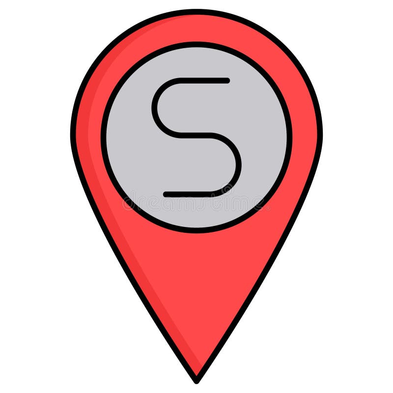 South Direction Which Can Easily Modify or Edit Stock Vector ...