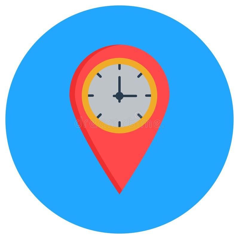 Location Time Which Can Easily Modify or Edit Stock Vector ...