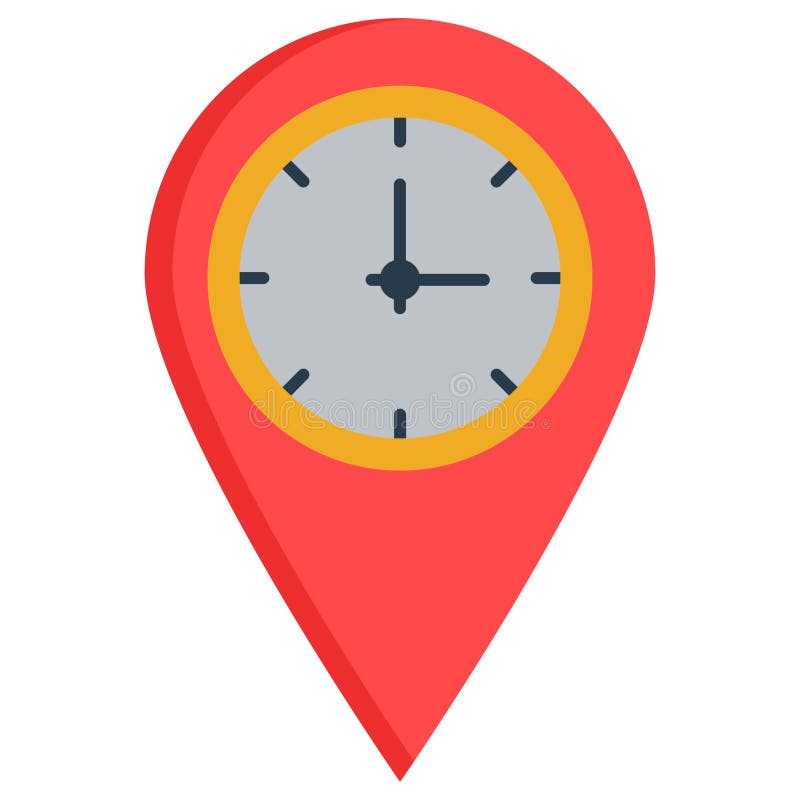 Location Time Which Can Easily Modify or Edit Stock Vector ...