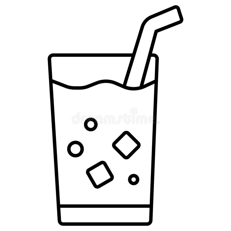 Drink Which Can Easily Modify or Edit Stock Vector - Illustration of ...