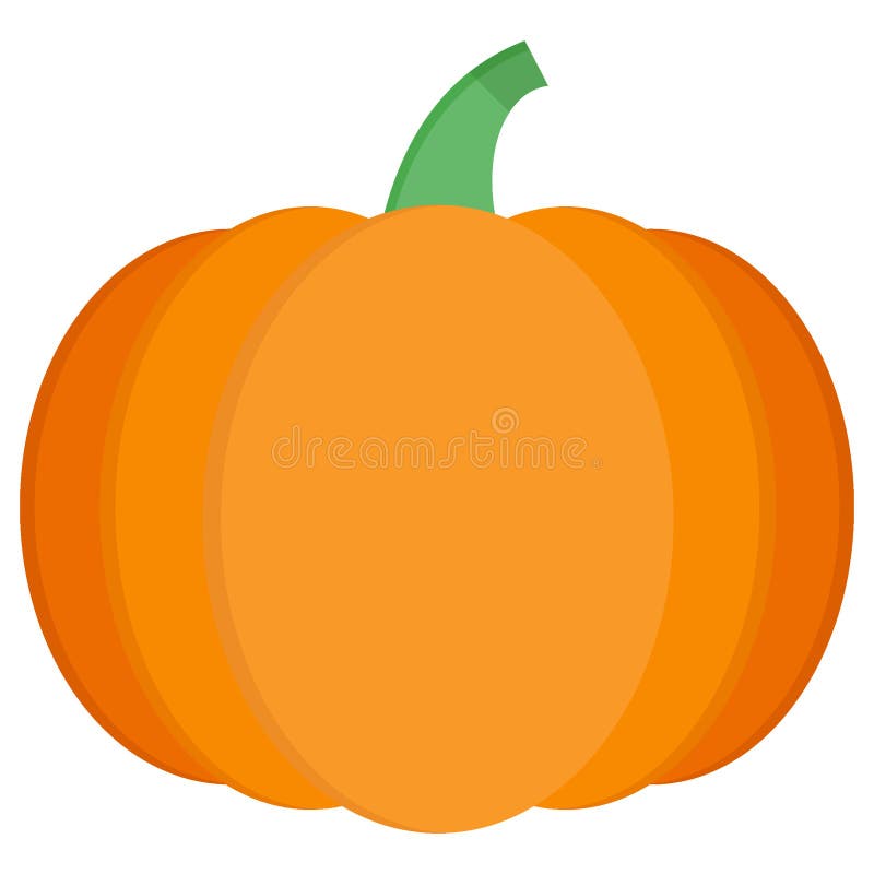 Pumpkin Which Can Easily Modify or Edit Stock Vector - Illustration of ...