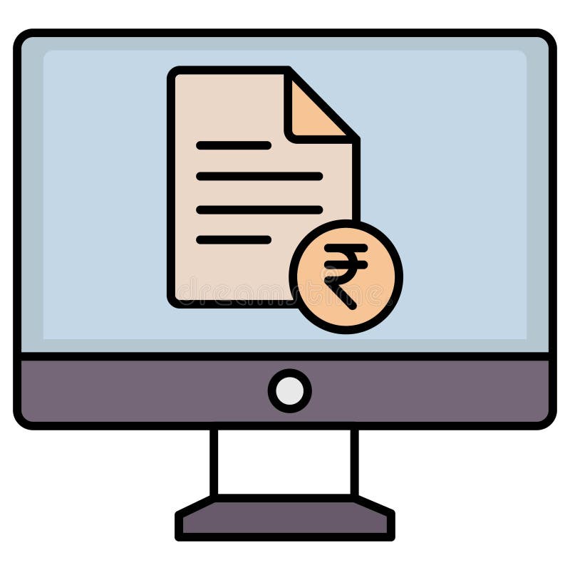 Itr E Filing Which Can Easily Modify or Edit Stock Vector ...