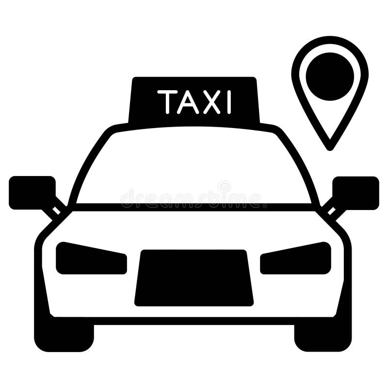 Cab Location Which Can Easily Edit or Modify Stock Vector ...