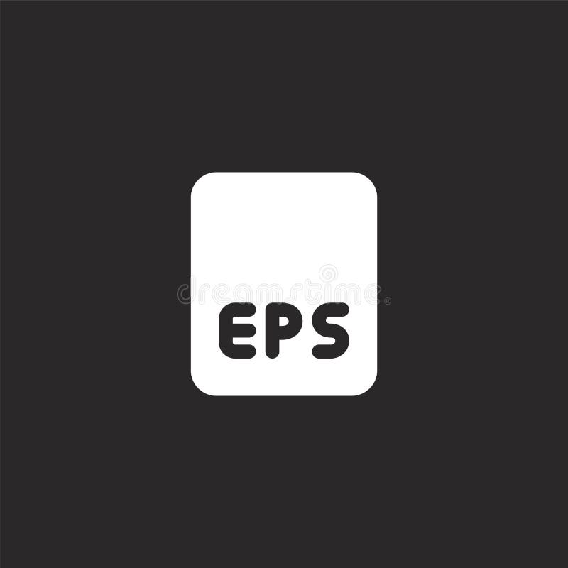 Eps File Icon. Filled Eps File Icon for Website Design and Mobile, App ...
