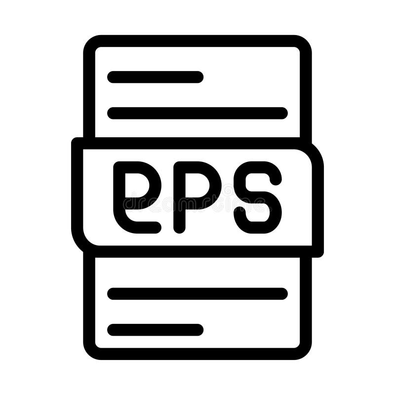 Eps File Type Icons. Document Format Type Design Graphic Icon, with ...