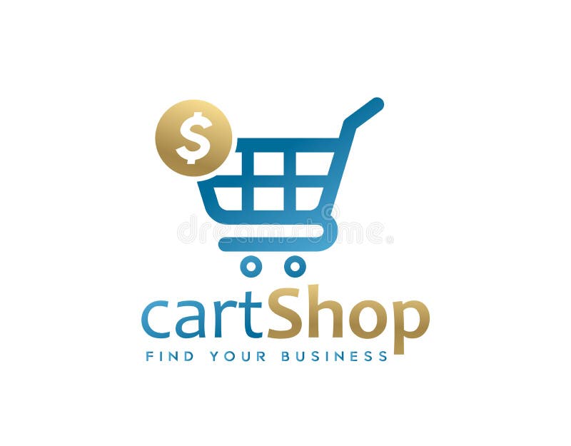 Trolley for Shop Logo or Icon Sign Symbol Vector Template Stock Vector ...