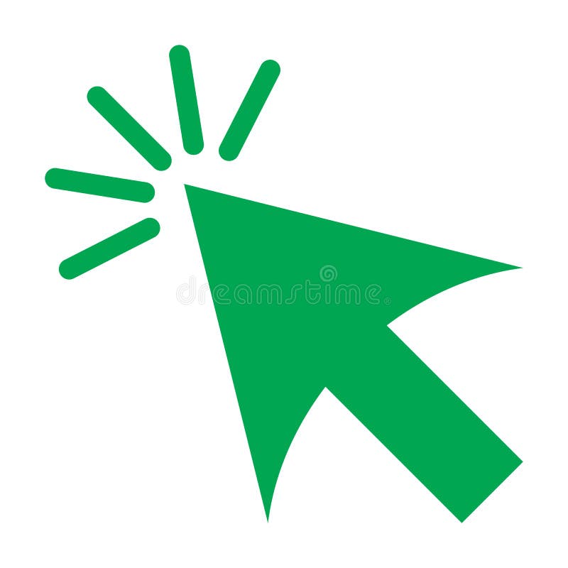 Finger Mouse Pointer Green Stock Illustrations – 567 Finger Mouse ...