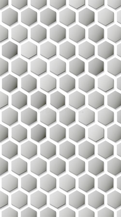 Hexagon Vector Texture. Hexagonal Grid Repeat Pattern Stock Vector ...