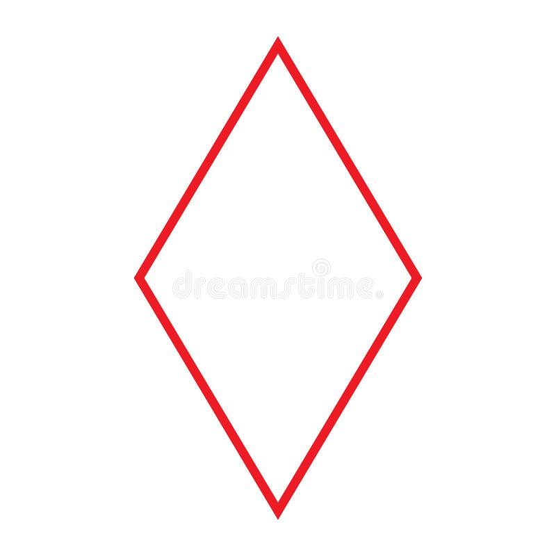 Eps10 Red Vector Rhombus Line Icon Stock Vector - Illustration of ... Eps10 Red Vector Rhombus Line Icon Stock Vector - Illustration of ...
