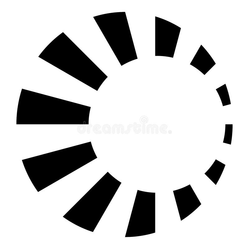 Circular Radial, Radiating Lines, Beams, Rays. Geometric Circle Vector ...