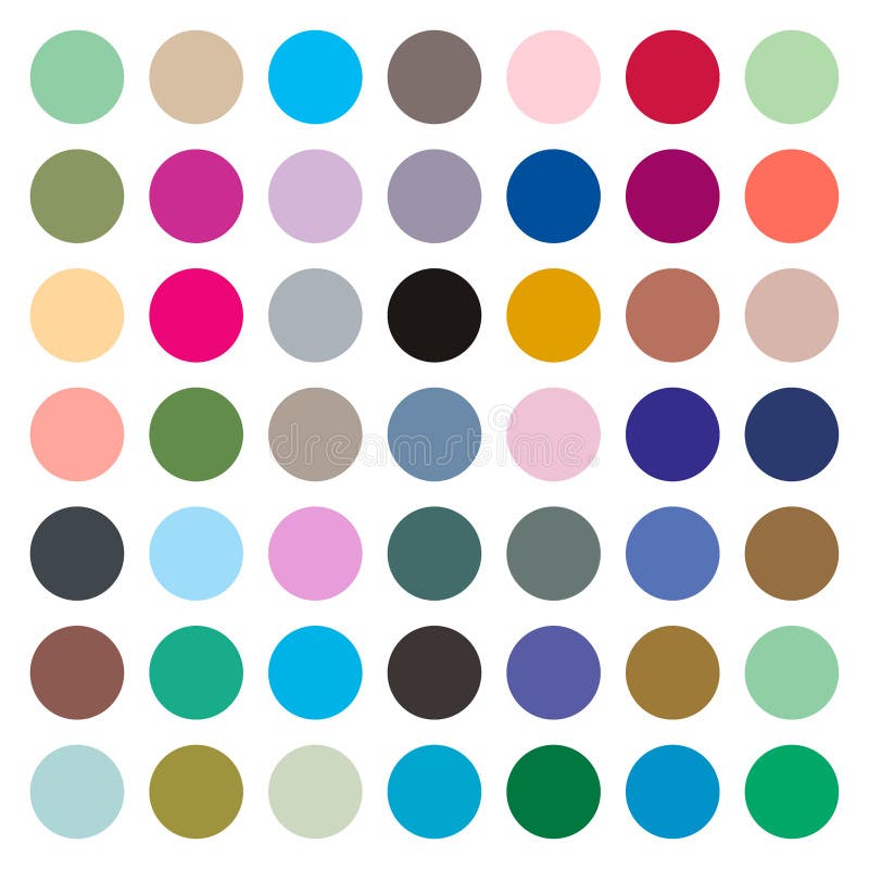 Color Circles Vector Illustration. Circles Design Element, Circles ...