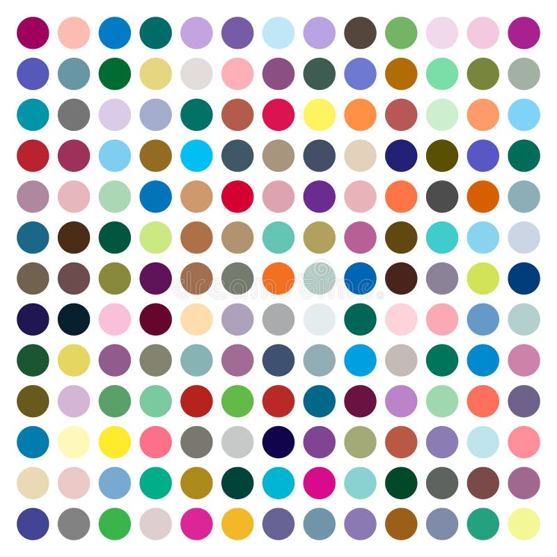 Color Circles Vector Illustration. Circles Design Element, Circles ...