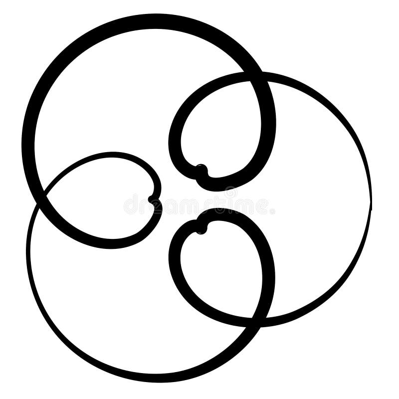 Curlicue, Loop Shapes, Elements Vector Illustration Stock Vector ...