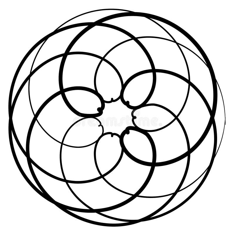 Curlicue, Loop Shapes, Elements Vector Illustration Stock Vector ...