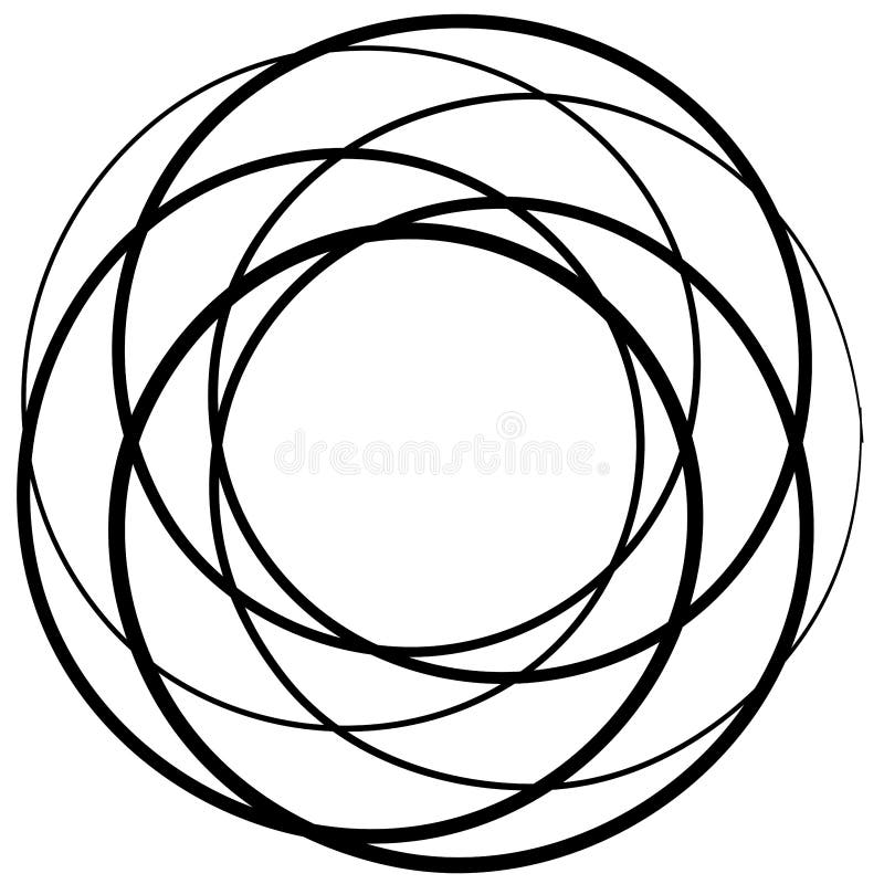 Curlicue, Loop Shapes, Elements Vector Illustration Stock Vector ...