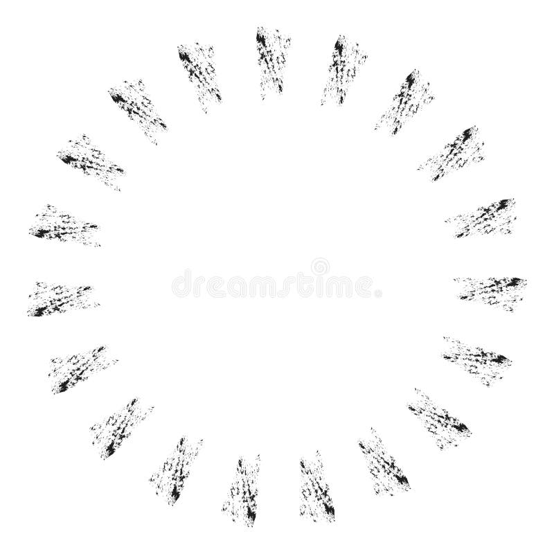 Grungy Circle Blob Blotch Vector Stock Vector Illustration Of Grunge