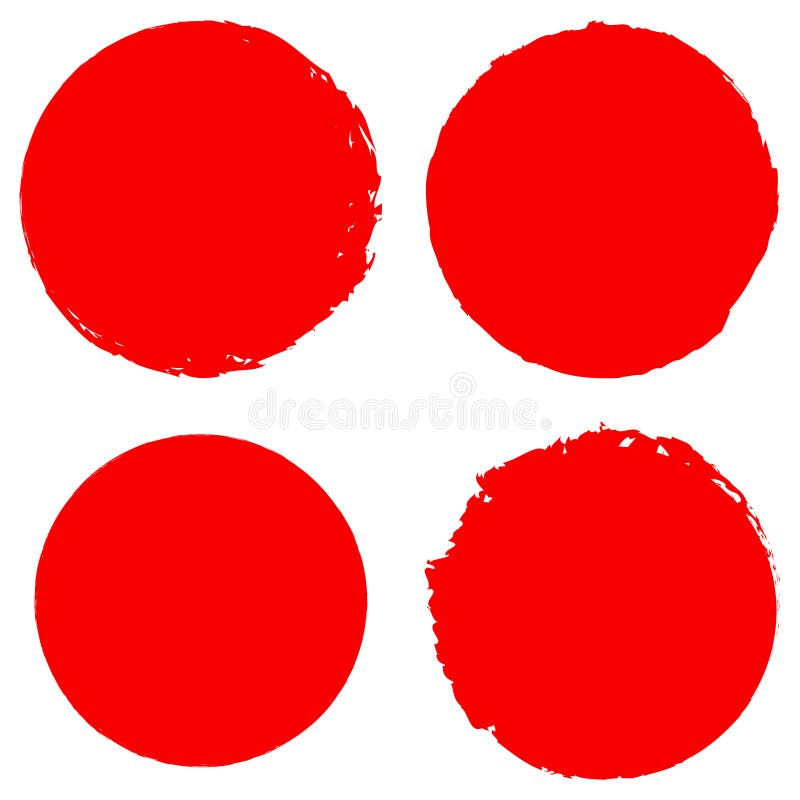 Grungy Circle Blob Blotch Vector Stock Vector Illustration Of Messy